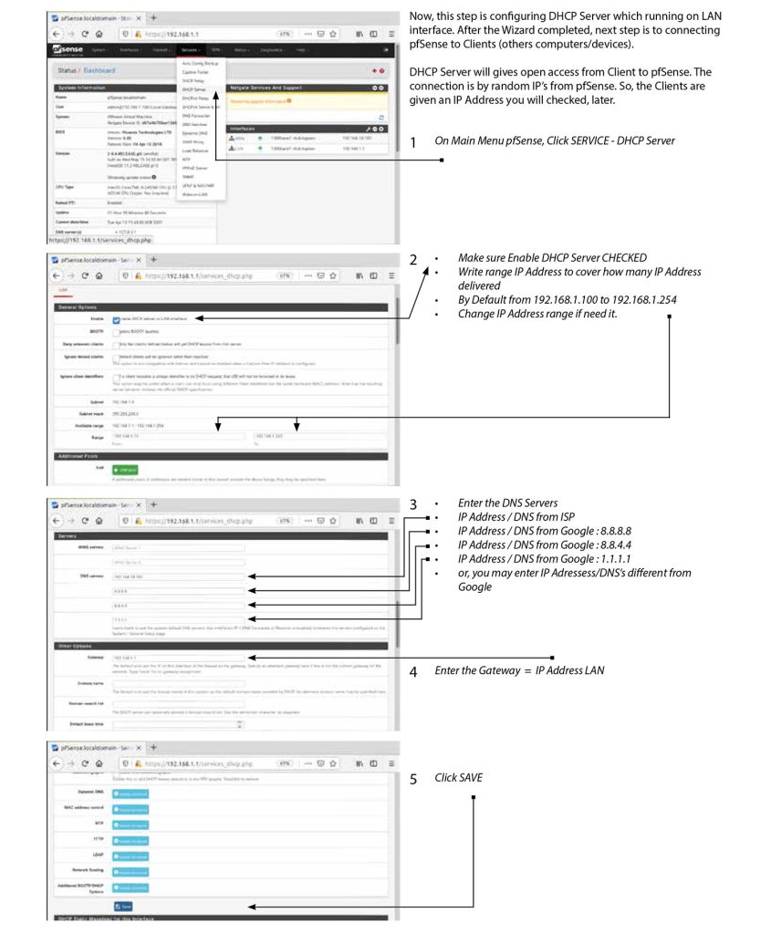 pfSense: Basic Configurations in VMWare Workstations Learning by Nabrak