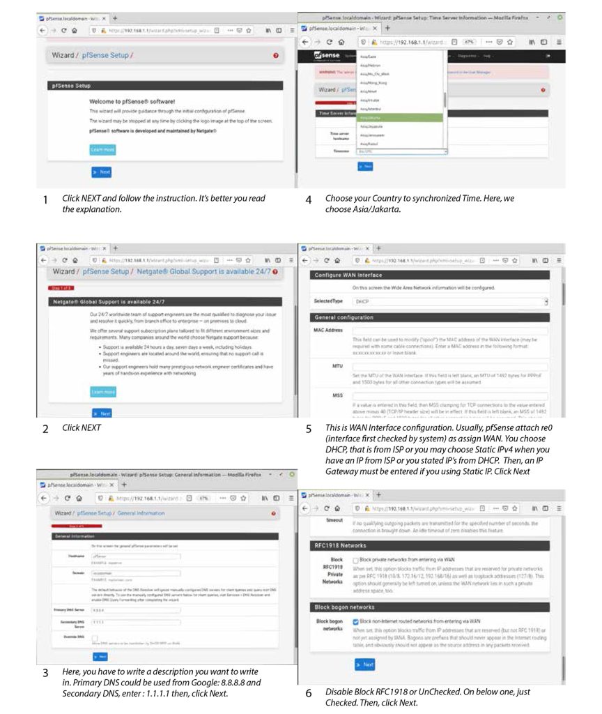 pfSense: Basic Configurations in VMWare Workstations Learning by Nabrak